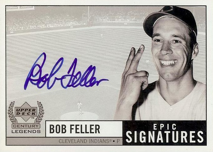Top Bob Feller Baseball Cards, Vintage, Rookies, Autographs
