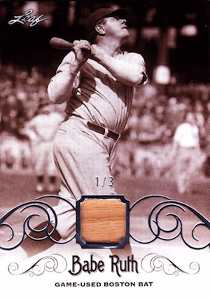2016 Leaf Babe Ruth Collection Baseball Checklist, Boxes
