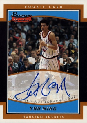 Top Yao Ming Basketball Cards, Rookie Cards, Autographs, Best, Valuable