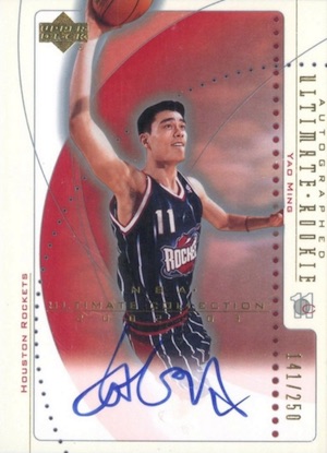 Top Yao Ming Basketball Cards, Rookie Cards, Autographs, Best, Valuable