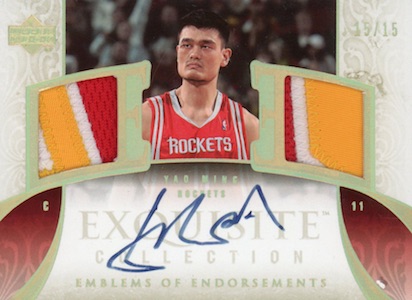 Top Yao Ming Basketball Cards, Rookie Cards, Autographs, Best, Valuable