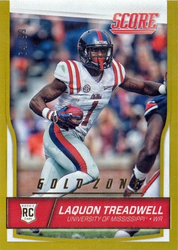 2016 Score Football Checklist, Set Info, Boxes, Variations