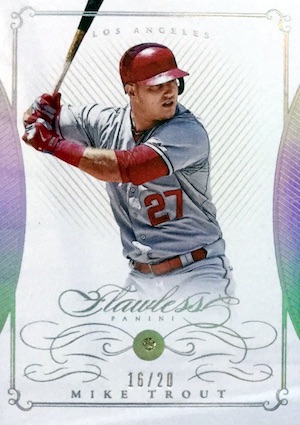 2016 Panini Flawless Baseball Checklist, Set Info, Boxes