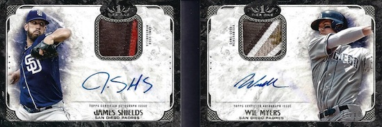 2016 Topps Tier One Baseball Checklist, Asia, Boxes, Info