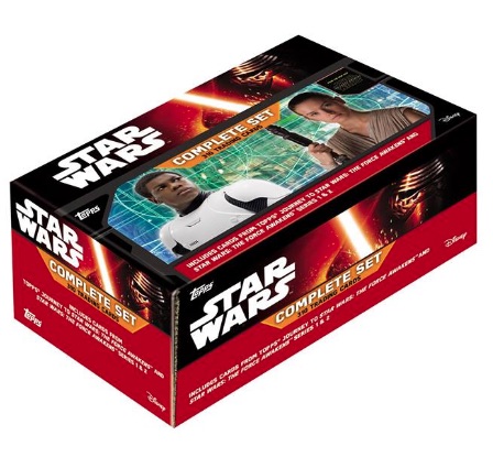 2016 Topps Star Wars The Force Awakens Complete Set, Limited Boxes