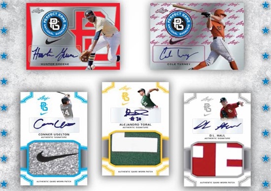 2016 Leaf Perfect Game National Showcase Baseball Checklist, Boxes