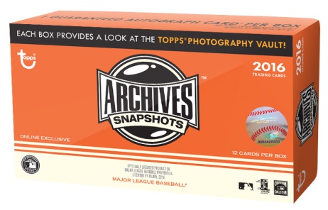 2016 Topps Archives Snapshots Baseball Checklist, Set Info, Boxes, More