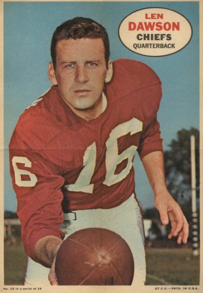Top Len Dawson Football Cards, Vintage, Rookies, Autographs, Inserts