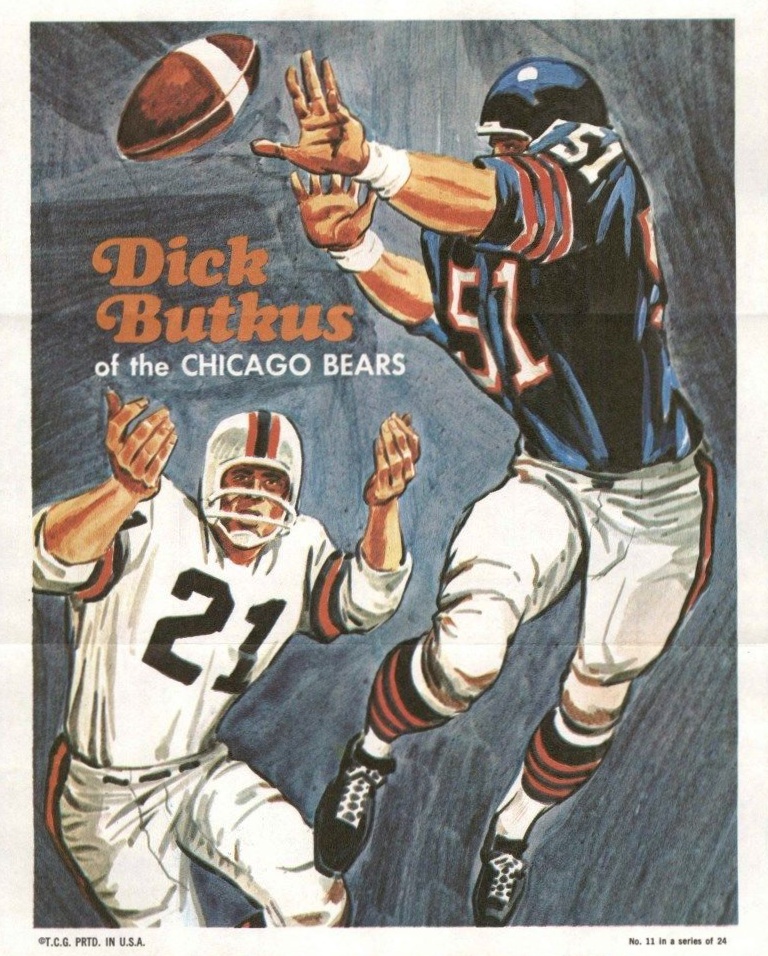 Top Dick Butkus Football Cards, Vintage, Rookies, Autographs, Inserts
