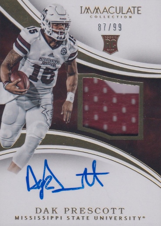 Top Dak Prescott Rookie Cards, Autographs, Best, Popular, Valuable, List