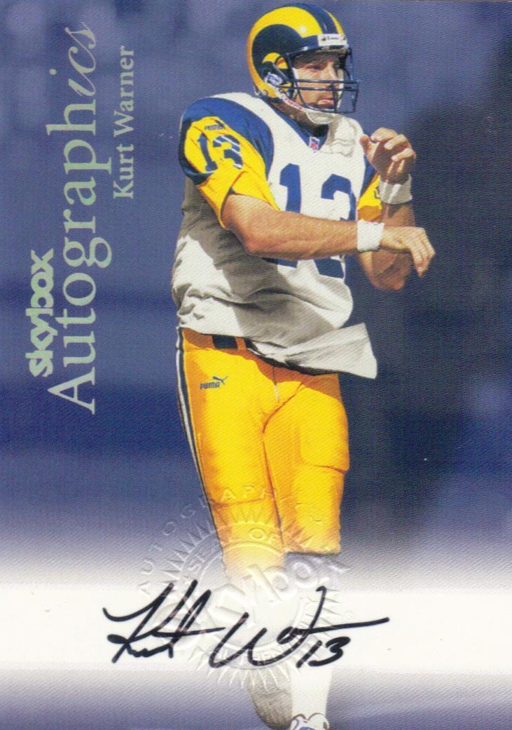 Top Kurt Warner Cards, Rookie Cards, Autographs, Best Ranked, Valuable