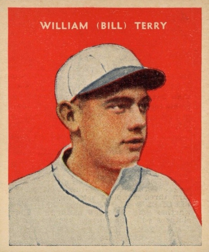 Top Bill Terry Baseball Cards, Vintage, Tobacco, Rookies, Best List