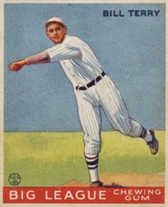 Top Bill Terry Baseball Cards, Vintage, Tobacco, Rookies, Best List