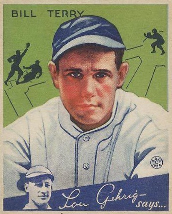 Top Bill Terry Baseball Cards, Vintage, Tobacco, Rookies, Best List