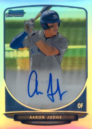 Aaron Judge Cards Real-Time Hot List, Most Popular, Most Valuable Cards