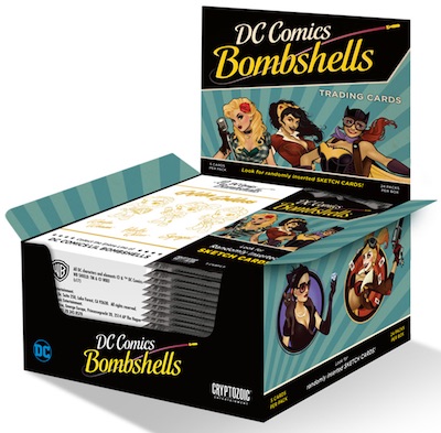 Cryptozoic DC Comics Bombshells Checklist, Set Info, Boxes, Sketch Card
