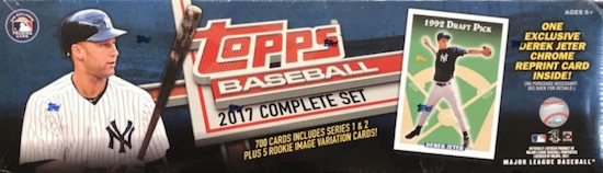 2017 Topps Baseball Complete Set Checklist, Boxes, Set Info, Exclusives