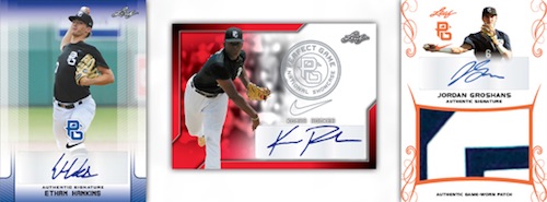 2017 Leaf Perfect Game National Showcase Baseball Checklist, Boxes