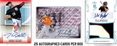 2017 Leaf Perfect Game National Showcase Baseball Checklist, Boxes