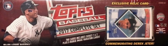 2017 Topps Baseball Complete Set Checklist, Boxes, Set Info, Exclusives