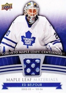 2017 Upper Deck Toronto Maple Leafs Centennial Checklist, Info