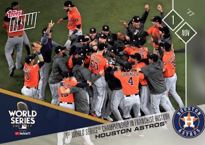 2017 Topps Now Off-Season Baseball Checklist, Print Runs, Autographs