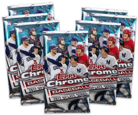 2017 Topps Chrome Update Series Baseball Checklist, Mega Boxes, Info