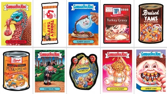 2017 Topps GPK Wacky Packages Thanksgiving Checklist, Print Runs