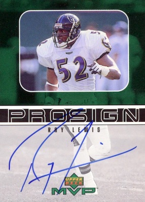 Top Ray Lewis Football Cards, Best Rookie Cards, Autographs, Inserts,