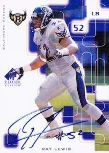 Top Ray Lewis Football Cards, Best Rookie Cards, Autographs, Inserts,