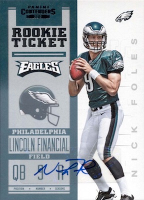 Top Nick Foles Rookie Cards, Best List, Most Popular Autograph, Valuable