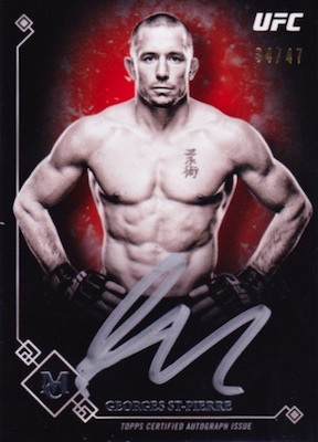 2017 Topps UFC Museum Collection Checklist, Set Info, Boxes, Reviews