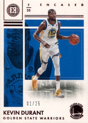 2017-18 Panini Encased Basketball Checklist, NBA Set Info, Boxes, Date
