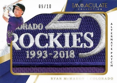 2018 Panini Immaculate Collection Baseball Checklist, Info, Boxes, Date
