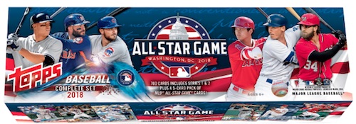 2018 Topps Baseball Complete Factory Set Checklist, Boxes, Exclusives