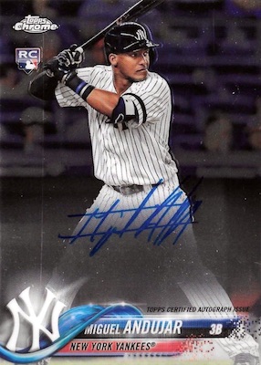 2018 Topps Chrome Baseball Checklist, Set Info, Boxes, Variations