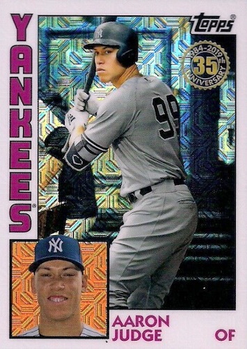 2019 Topps Baseball Silver Pack Checklist, 1984 Promo Set Details
