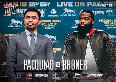 2019 Topps Now Showtime Championship Boxing Checklist, Info