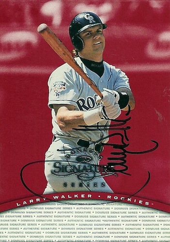 Top Larry Walker Cards Guide, Top List, Best Autographs, Most Valuable