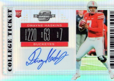 2019 Panini Contenders Draft Picks Football Checklist, Set Info, Date, Box