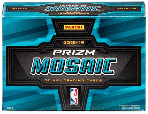 2018-19 Panini Prizm Mosaic Basketball Checklist, NBA Set Details, Boxes