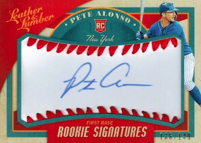 Pete Alonso Rookie Cards Checklist, Top Prospects, RC Gallery