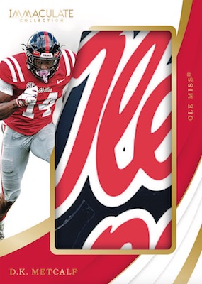 2019 Immaculate Collection Collegiate Football Checklist, Set Info, Boxes