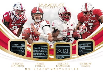 2019 Immaculate Collection Collegiate Football Checklist, Set Info, Boxes
