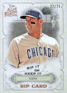 2019 Topps Allen & Ginter Baseball Checklist, Set Info, Boxes, Autographs