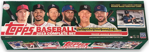 2019 Topps Baseball Complete Factory Set Checklist, Boxes, Exclusives