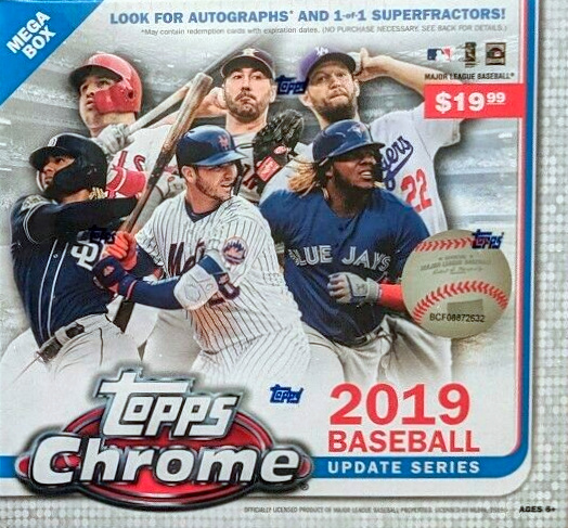 2019 Topps Chrome Update Series Baseball Checklist, Mega Box Odds
