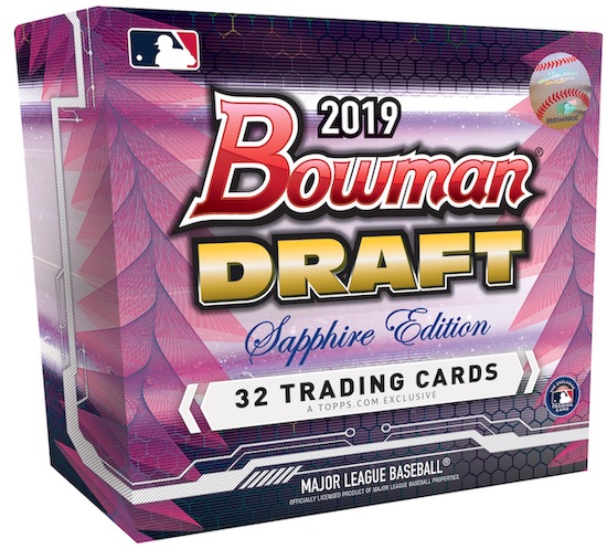 2019 Bowman Draft Sapphire Baseball Checklist, Set Info, Buy Box, Odds