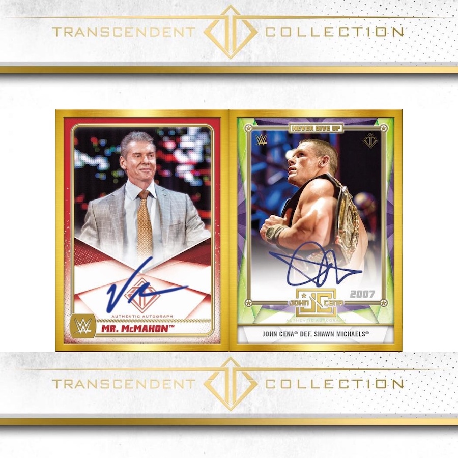2020 Topps WWE Transcendent Collection Checklist, Box Set Info, Date