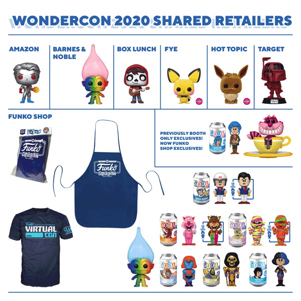 2020 Funko Pop WonderCon Exclusives Figure List, Set Gallery, Guide